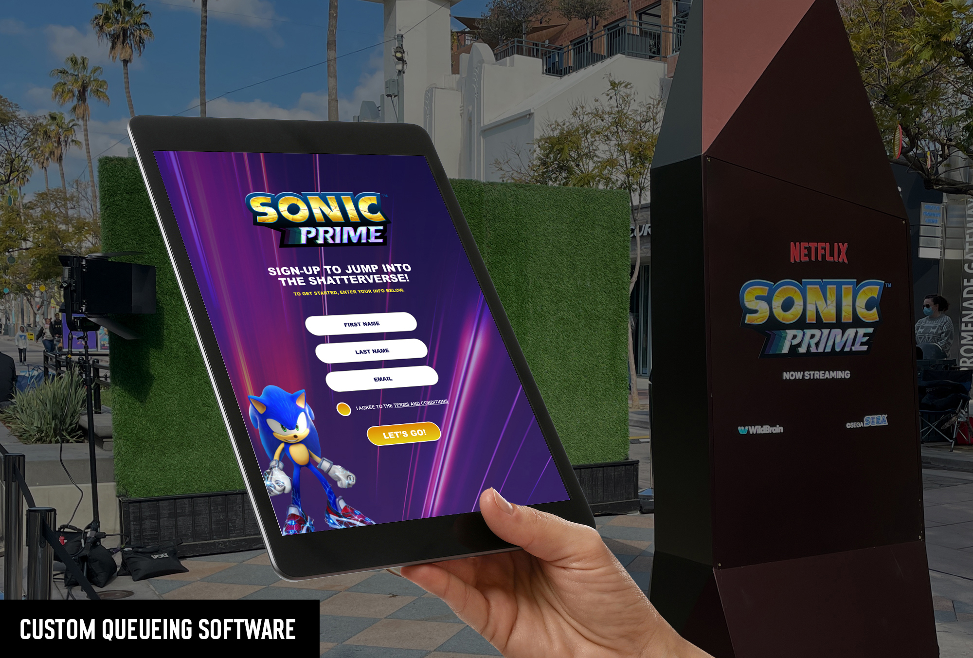 Sonic Prime Experience - Houdini Interactive